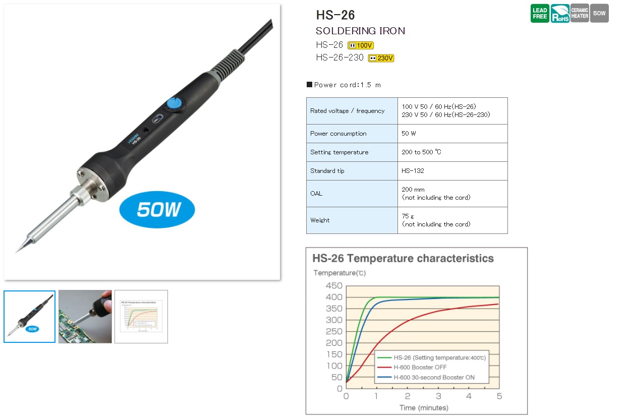Ichiban Precision Sdn Bhd - Hozan - HOZAN SOLDERING IRON